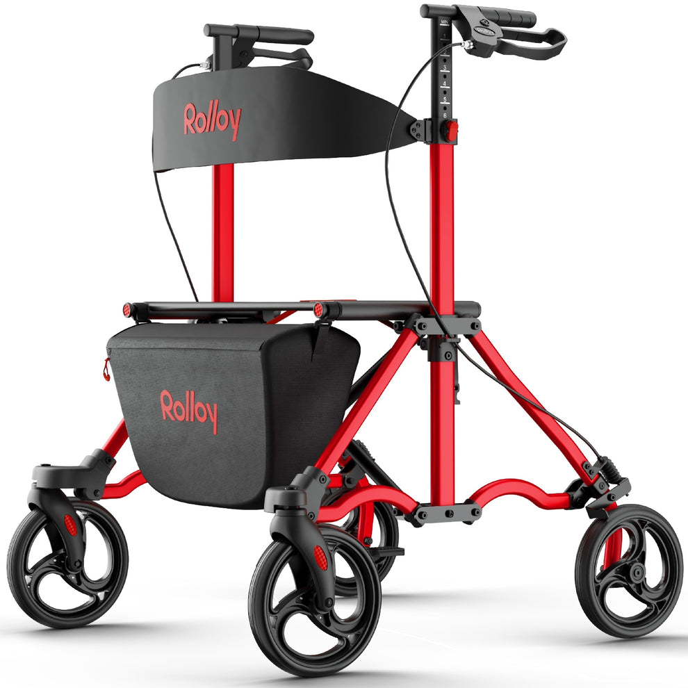Compact Master Rollator Walker – Rolloy
