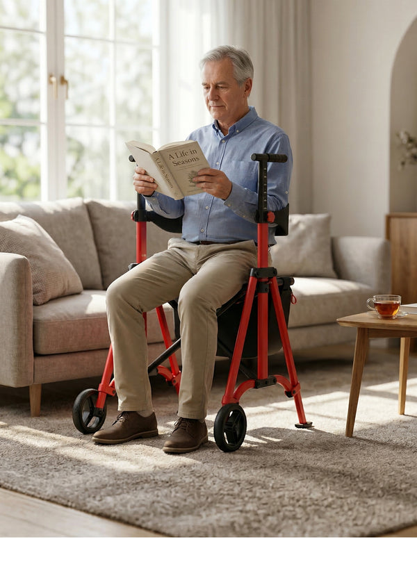 Rolloy Compact Master | Folding Rollator Walker For Seniors